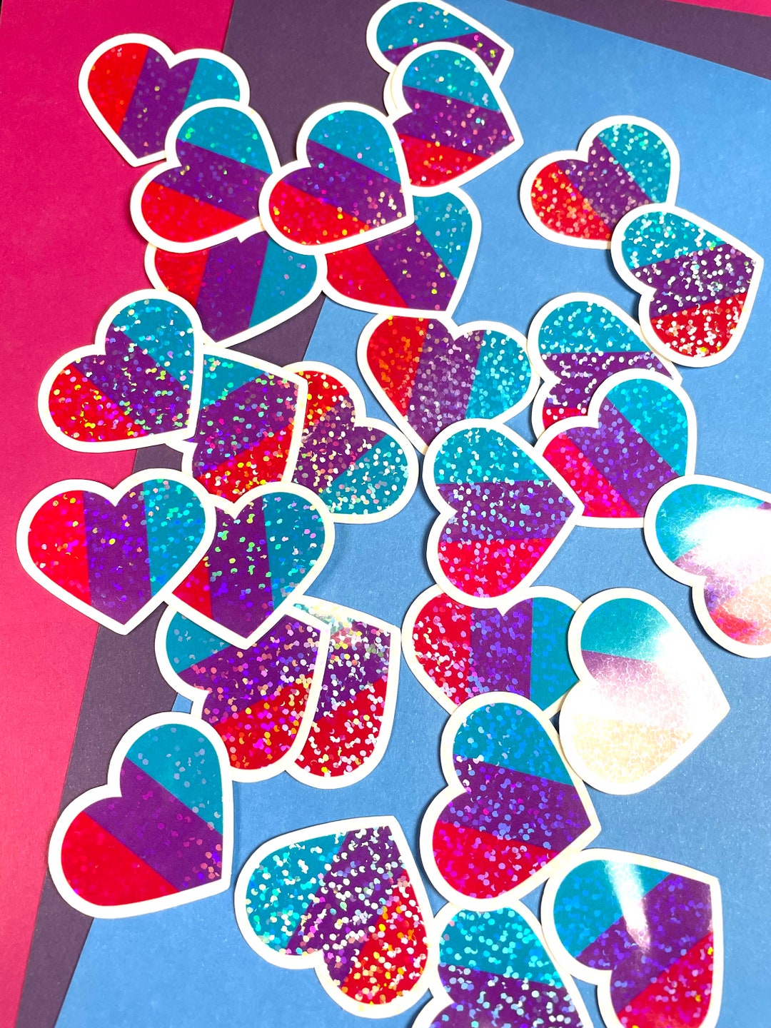Androgynous Pride Flag Lgbt,set of 5 Mini Die Cut Holographic ...
