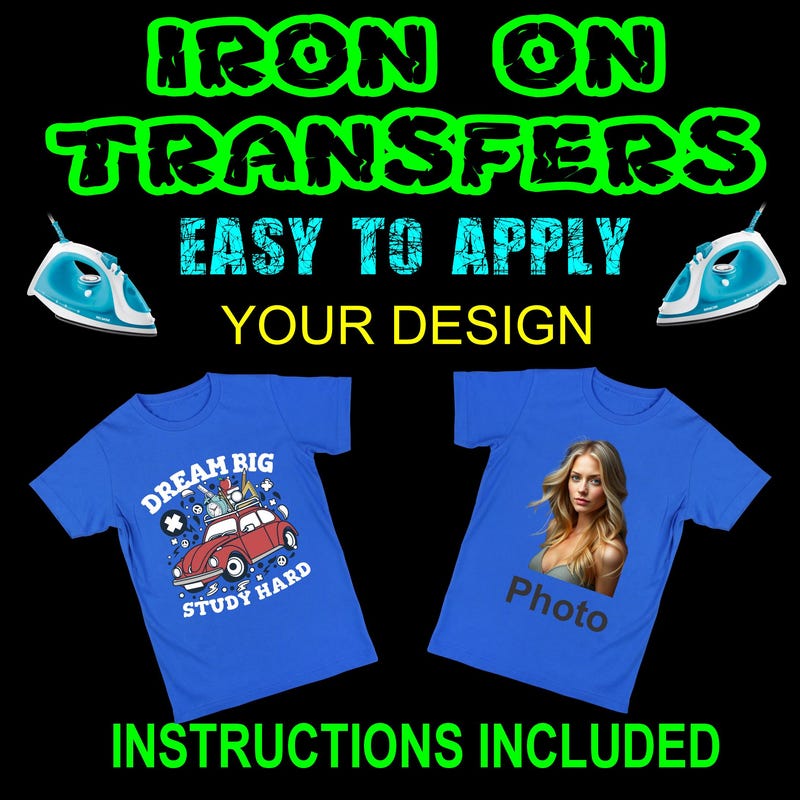 Iron on Logos for Business - Etsy UK