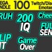 100 Twitch and Discord Text Emotes Bundle | Twitch and Discord Emotes ...