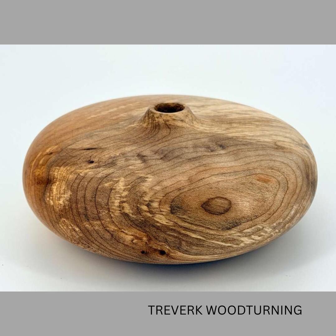 Figured Maple Closed Form | Hand-turned Wood Art Vessel | Organic ...