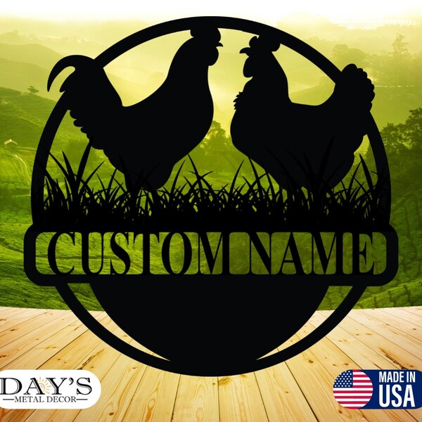 Large Metal Rooster - Etsy