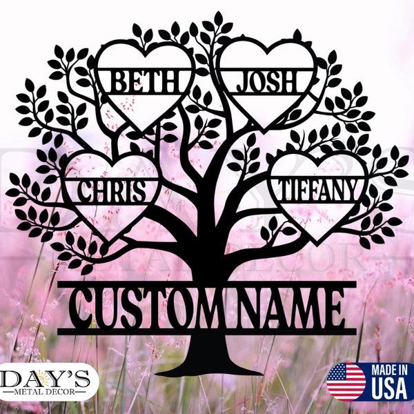 Black Metal Family Tree - Etsy