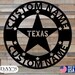 Custom Texas Metal Sign, Personalized Texas Metal Sign, Metal Signs ...
