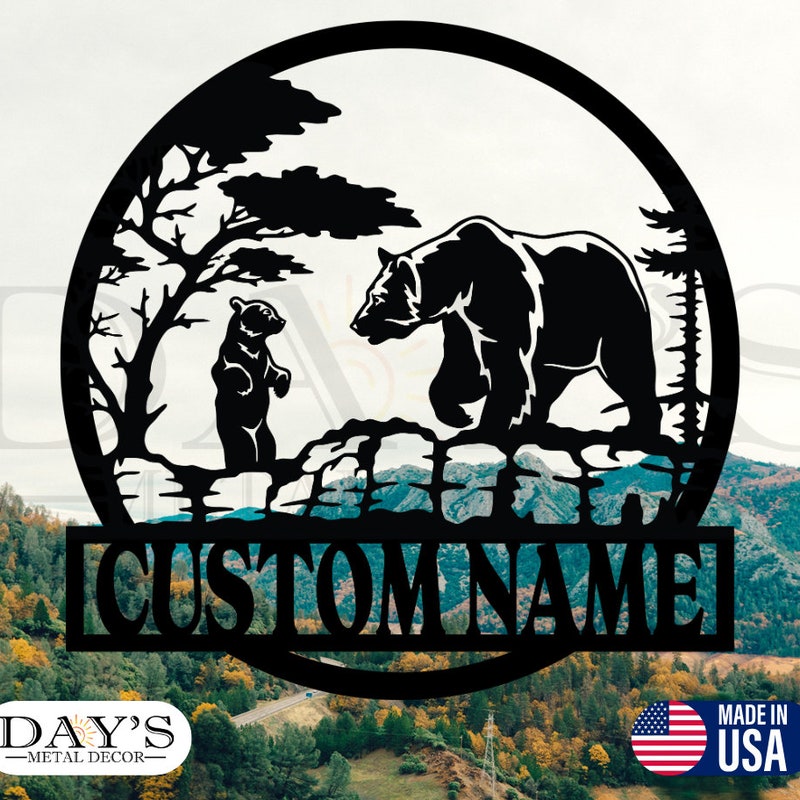 Bear Signs - Etsy