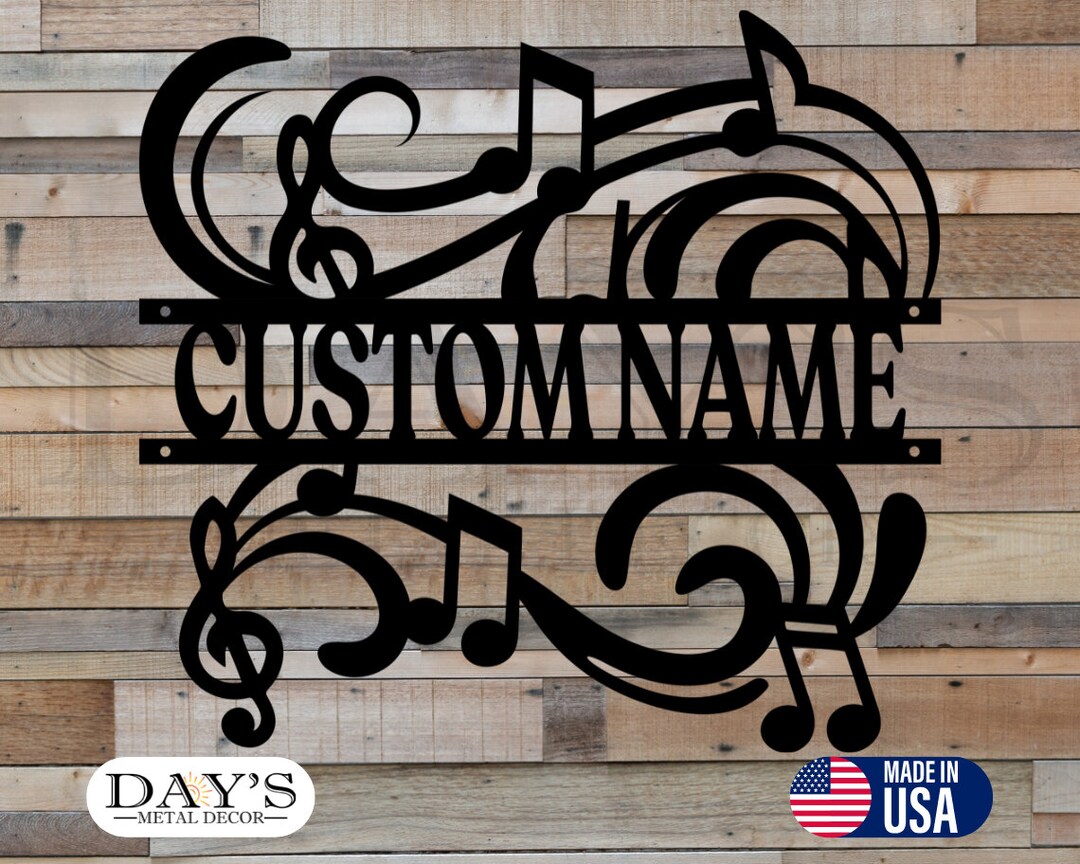 Music Room Sign - Music Studio Sign - Personalized Music Decor ...