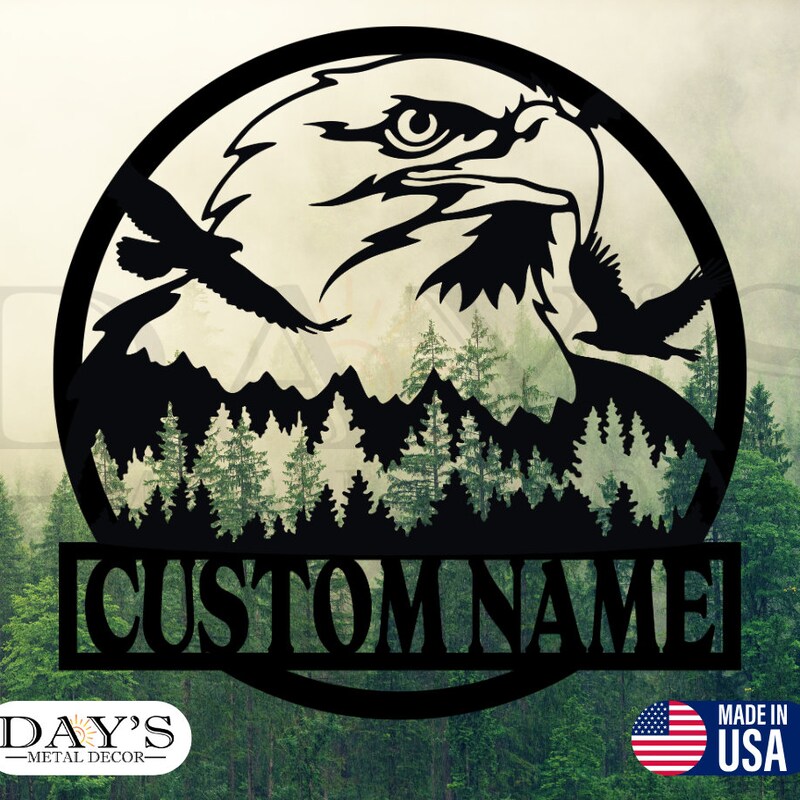 Metal Hawk Wall Art - Etsy