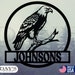 Bald Eagle Personalized Metal Sign, Metal Wall Art Decor, Home Decor ...
