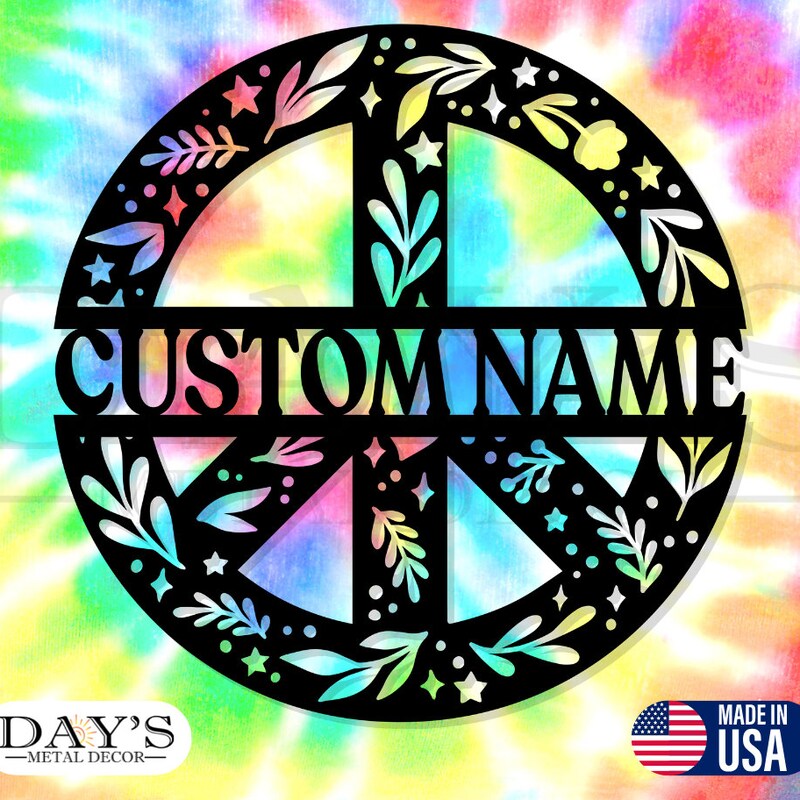 Peace Sign Yard Art - Etsy