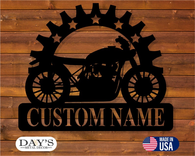 Motorcycle Metal Sign Cutout Harley Metal Sign Wall Art - Etsy