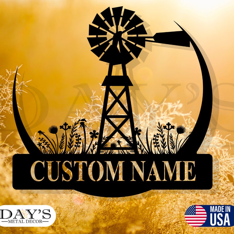 Metal Windmill - Etsy