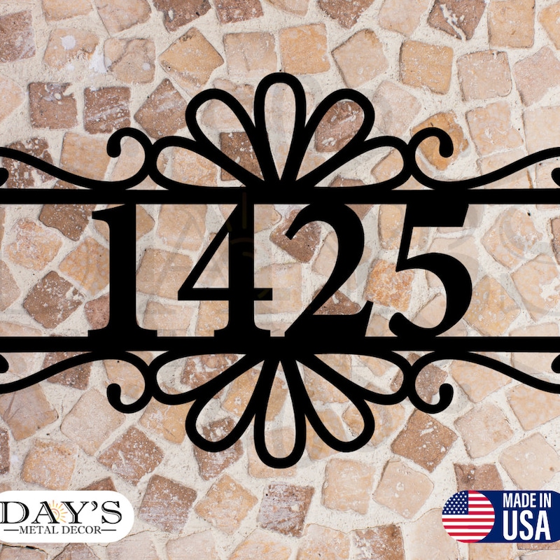 House Numbers Metal - Etsy