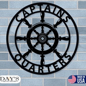 Boat Captain Sign - Metal Sign - Metal Signs - Boating Gift - Boaters ...