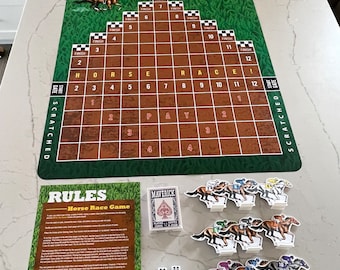 Gosports Derby Dash Horse Race Game Set Tabletop Horse Racing With 2 ...