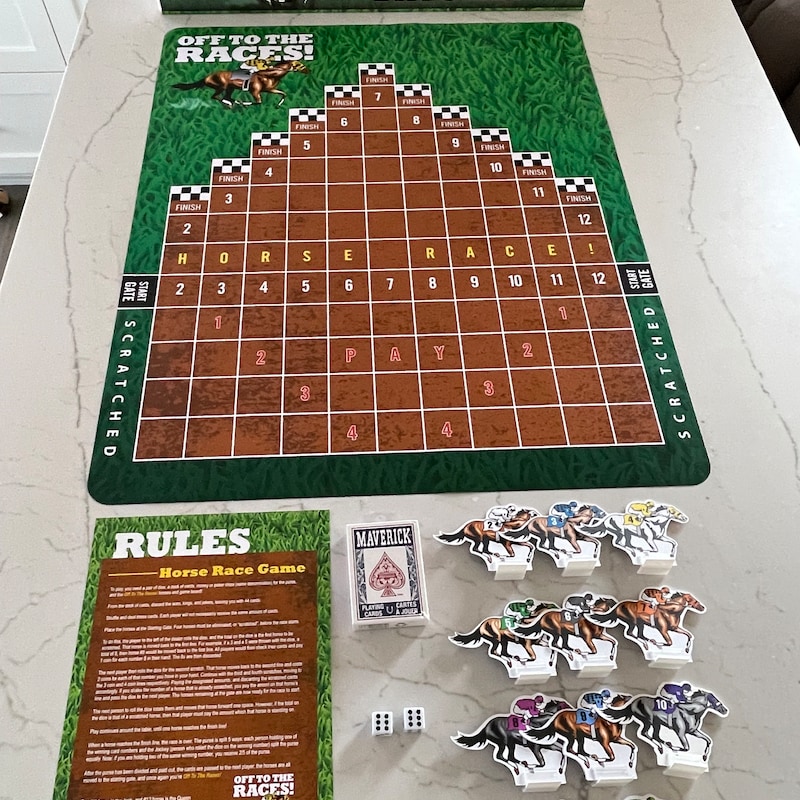 Horse Racing Game Board - Etsy