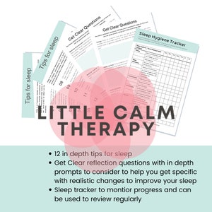 Sleep Hygiene Tracker, Goal Setting, Sleep Strategies, CBT Worksheet ...