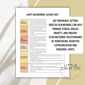 Healthy Boundaries Handouts, Set Boundaries, Boundaries Worksheet Teens ...