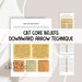CBT Downward Arrow Technique Worksheet, Core Beliefs Psychoeducation ...