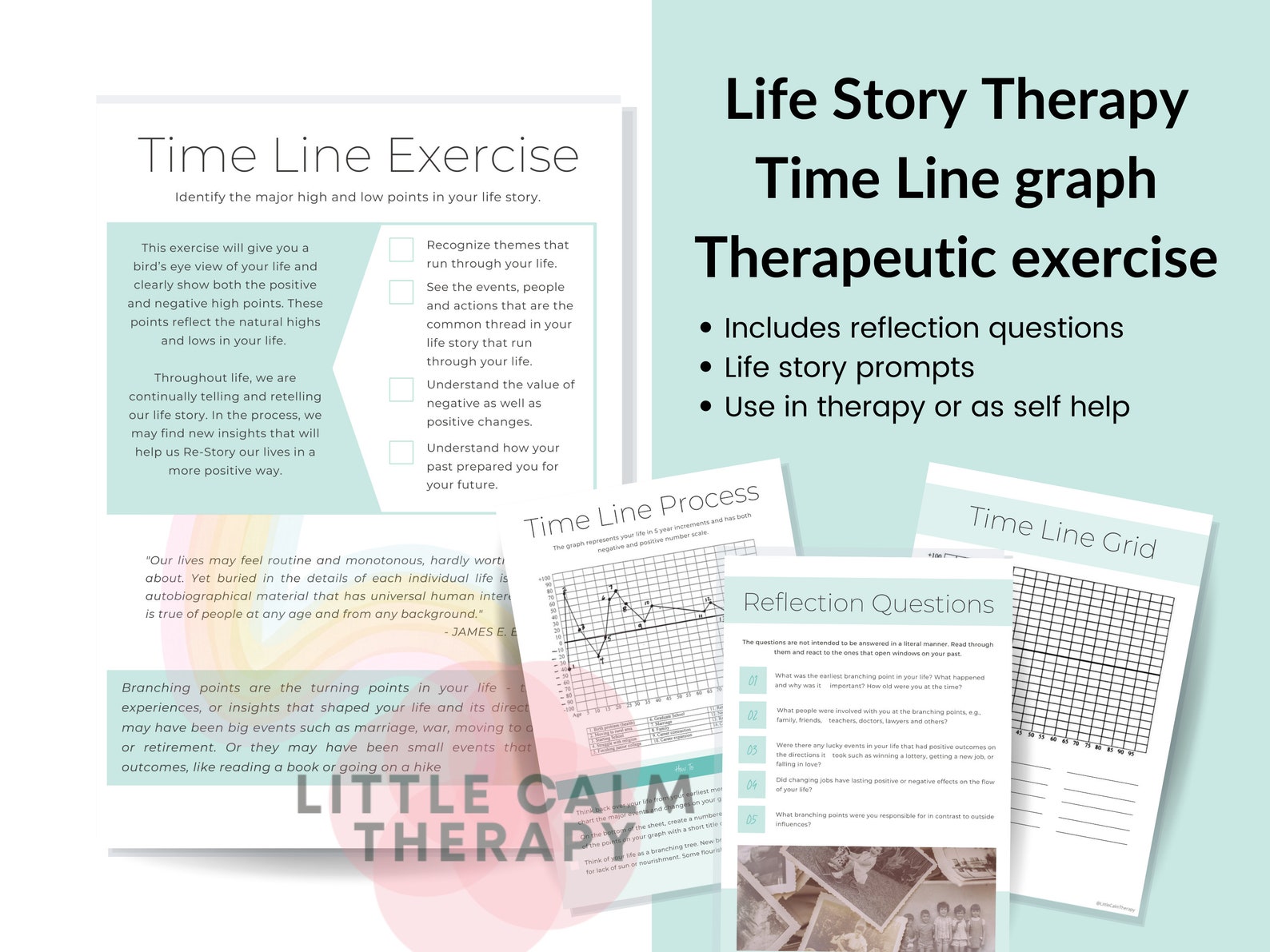Life Time Line Graph, Life Story Prompt, Life Story Therapy, Therapy ...