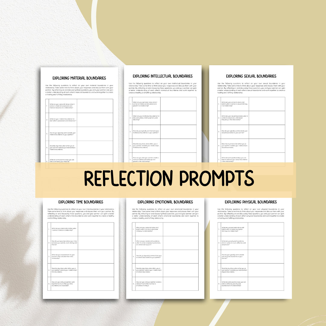 Healthy Boundaries Handouts, Set Boundaries, Boundaries Worksheet Teens ...