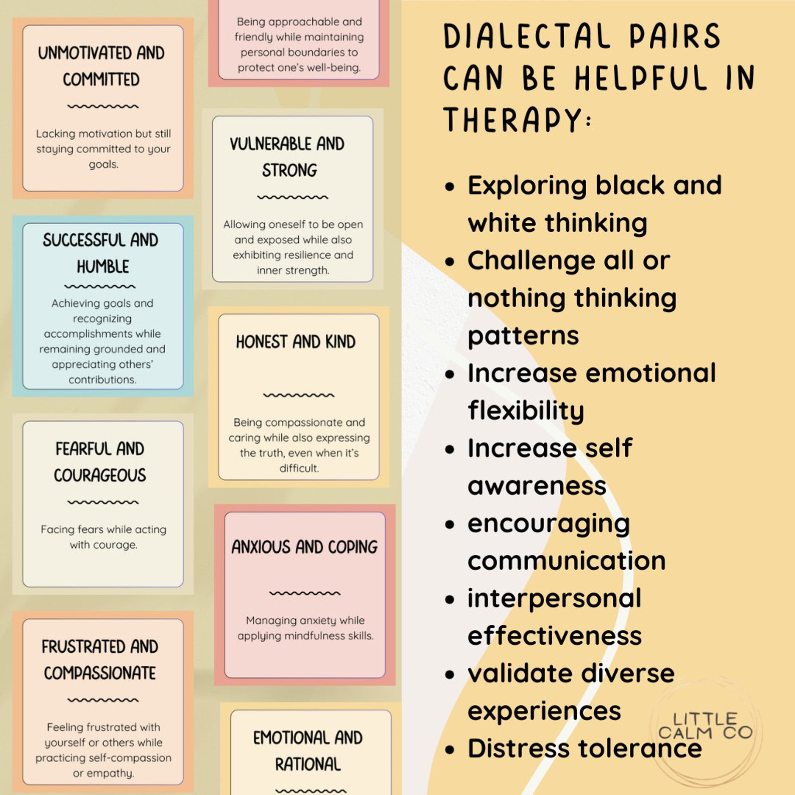 Dialectal You Can Be Both Cards, Encourages Flexible Thinking, DBT ...