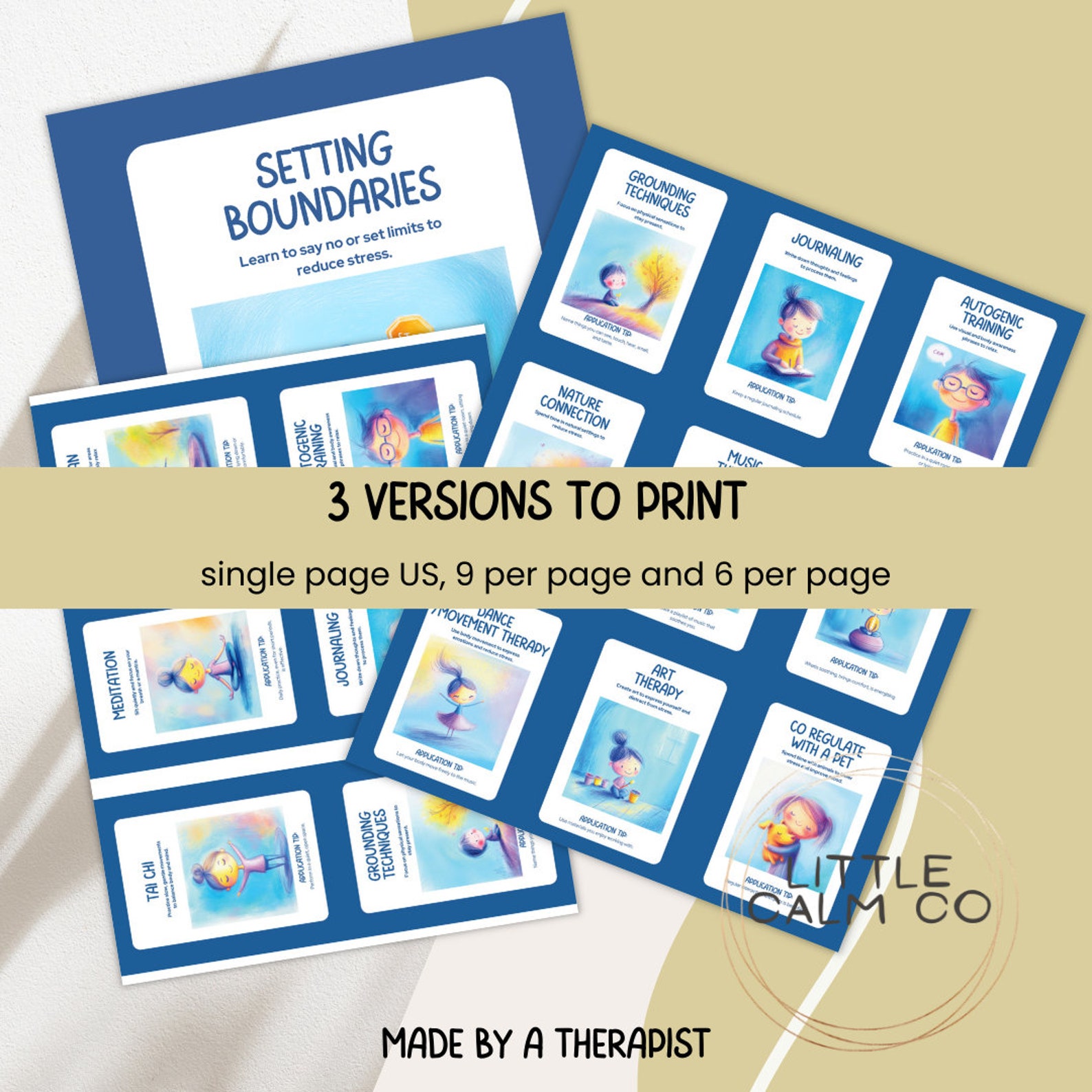 Nervous System Regulation Cards, Teen Mental Health Coping Skills, Poly ...