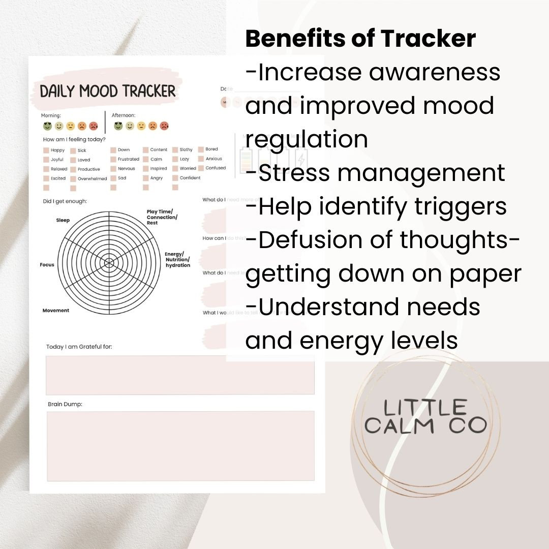 5 Minute Check In, Health Mood Tracker, Energy Levels, Get Out of Your ...