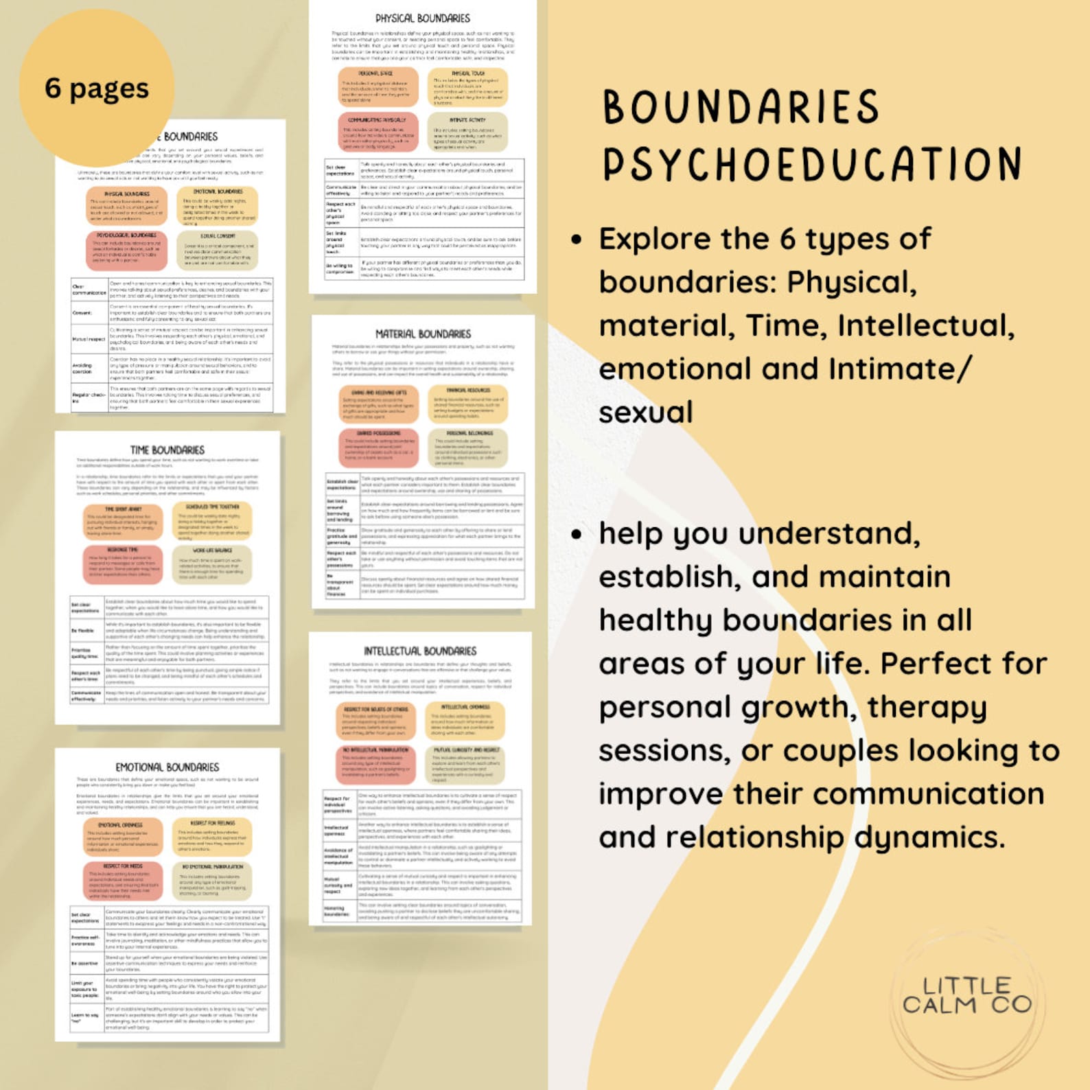 Healthy Boundaries Handouts, Set Boundaries, Boundaries Worksheet Teens ...