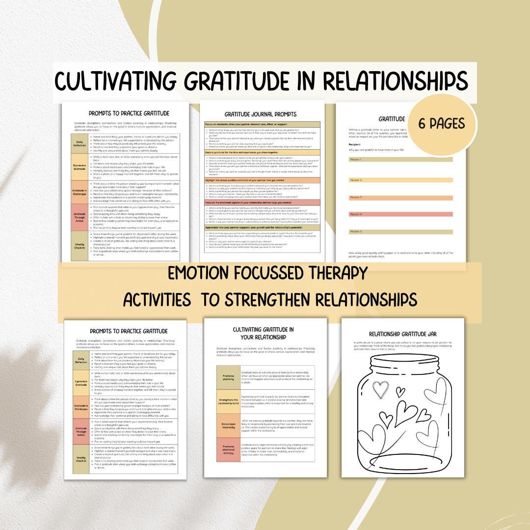 Cultivating Gratitude in Relationships | Psychoeducation | Couples ...