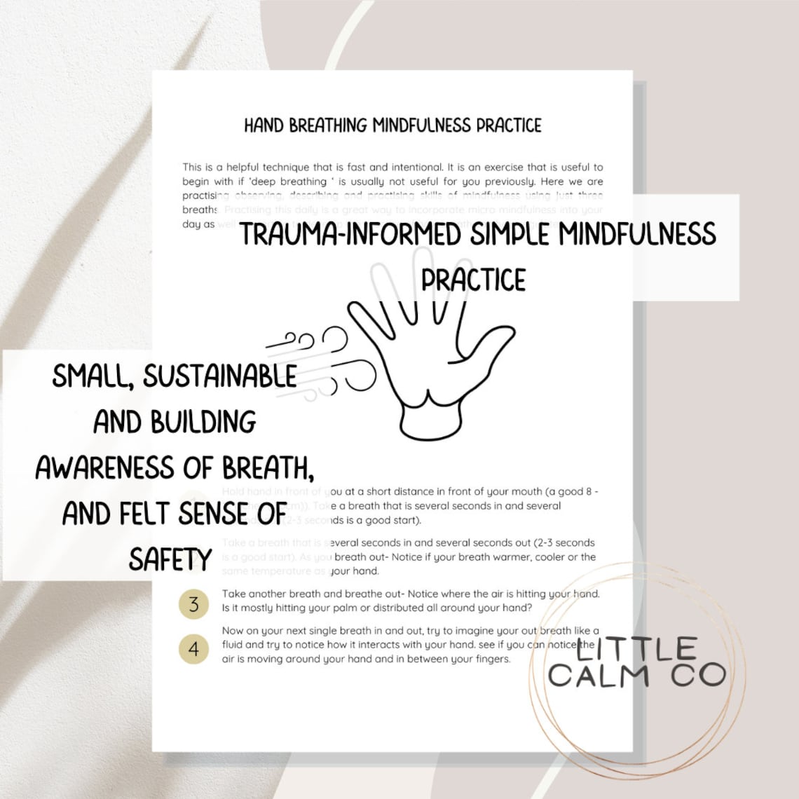 DBT What and How Skills of Mindfulness Handouts, Trauma-informed ...