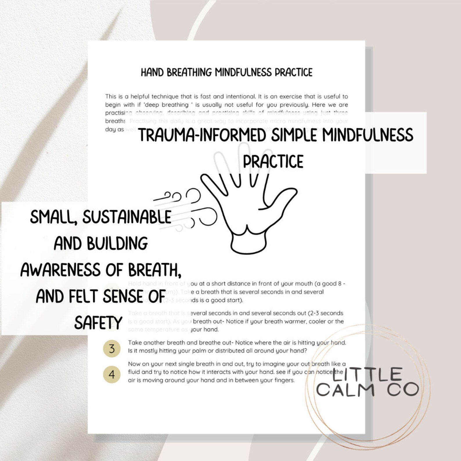 DBT What and How Skills of Mindfulness Handouts, Trauma-informed ...