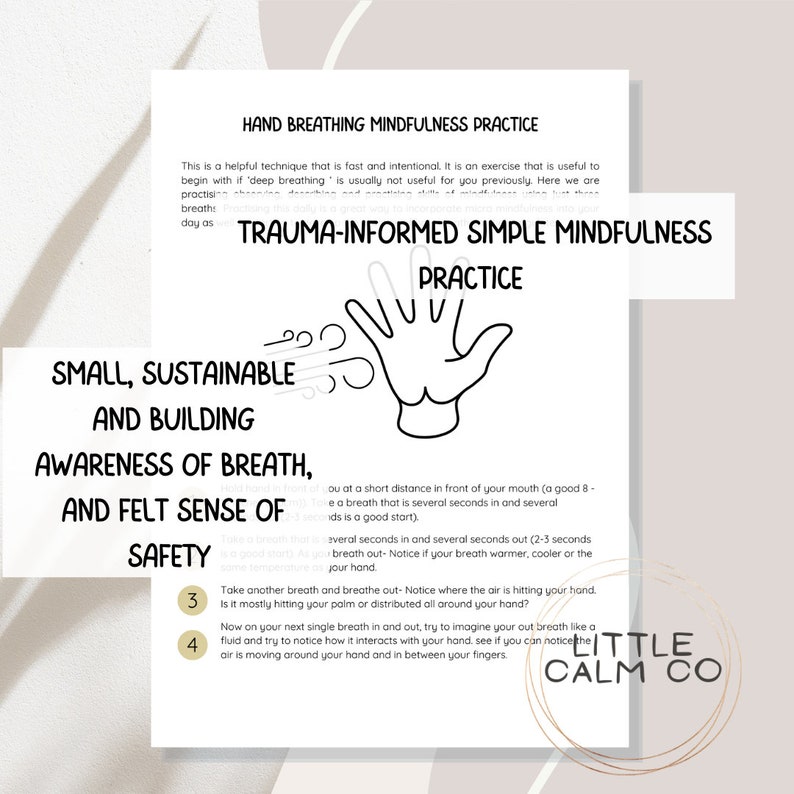 DBT What and How Skills of Mindfulness Handouts, Trauma-informed ...