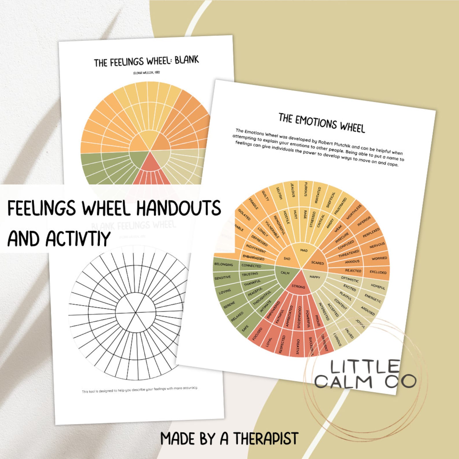 Emotions Feelings Wheel | Feelings Charts | Identify and Label Emotions ...
