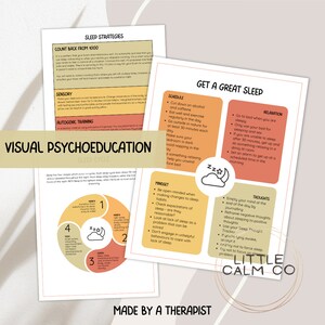 Sleep Hygiene Handouts | Sleep Tracker | Sleep Diary | CBT Insomnia ...
