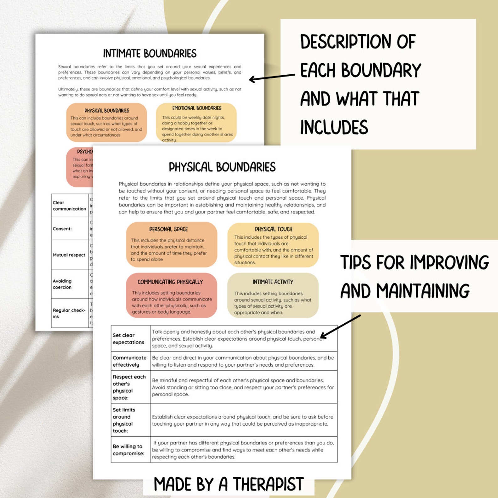 Healthy Boundaries Handouts, Set Boundaries, Boundaries Worksheet Teens ...