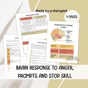 Brain Response to Anger | Anger Management Tools | STOP Skill | | ADHD ...