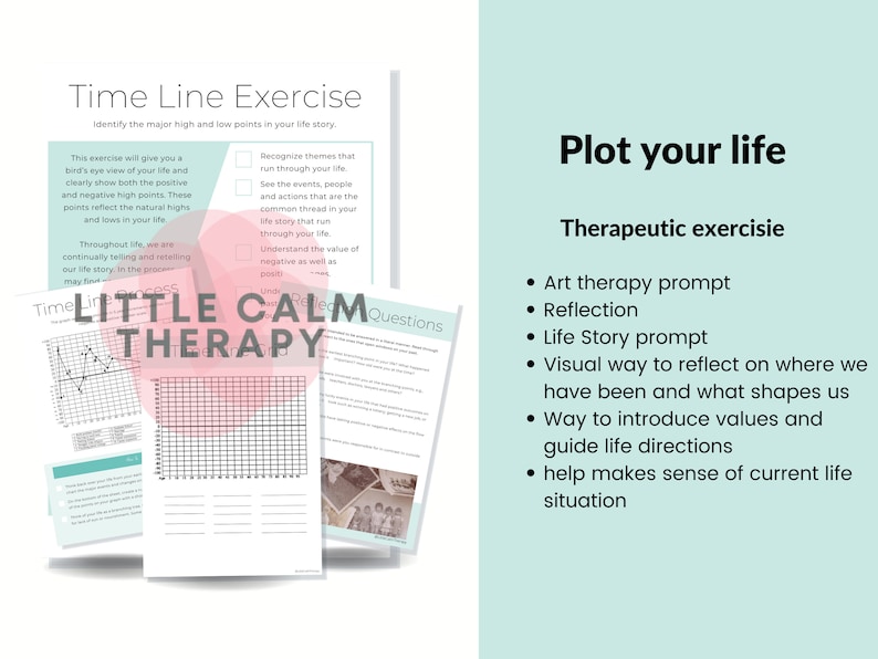 Life Time Line Graph, Life Story Prompt, Life Story Therapy, Therapy ...