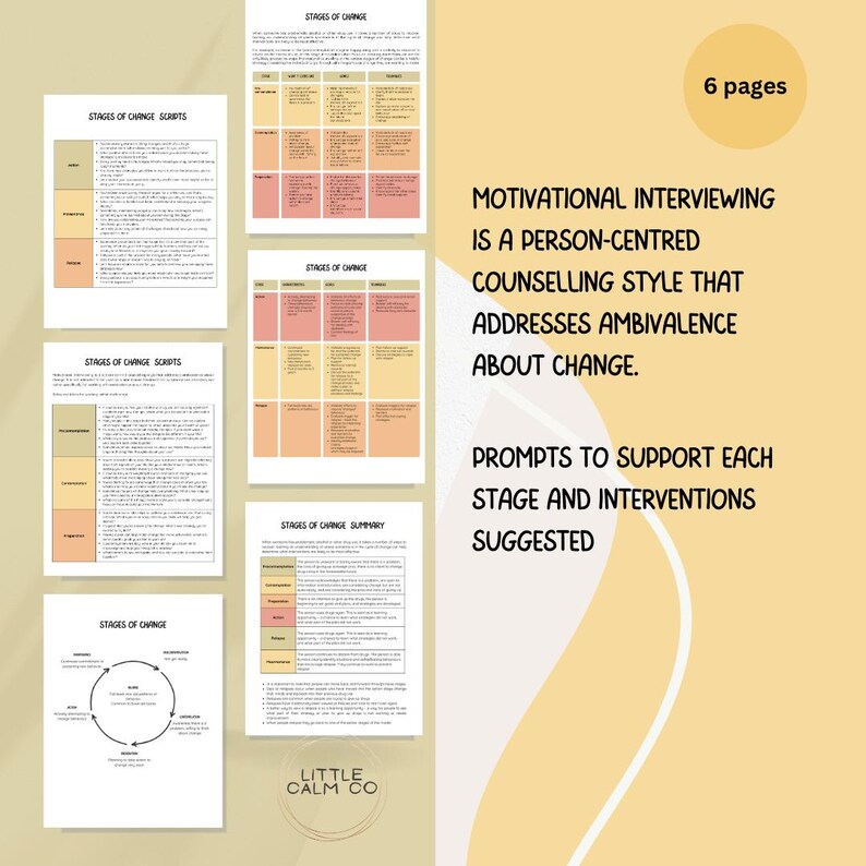 Stages of Change Therapist Tool | Addiction Recovery Counseling ...