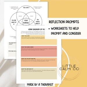 Venn Diagram of Purpose, Find Your Life Purpose Activity, Motivation ...