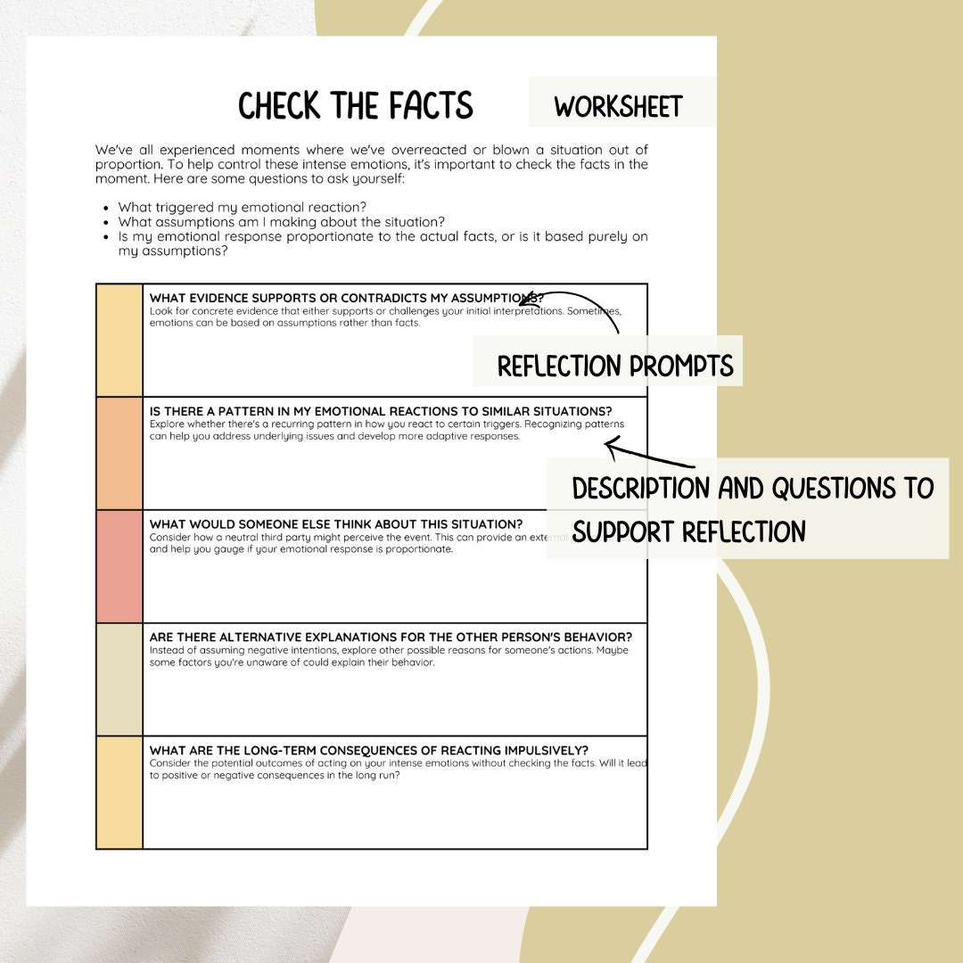 Opposite Action and Check the Facts DBT Skills, Emotional Regulation ...