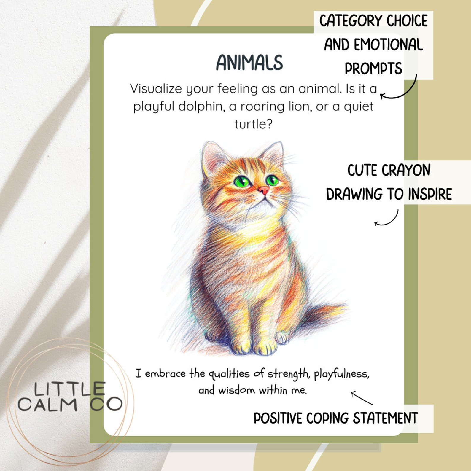 Emotion Art Therapy Cards, Creative Expression, Safely Explore Emotions ...