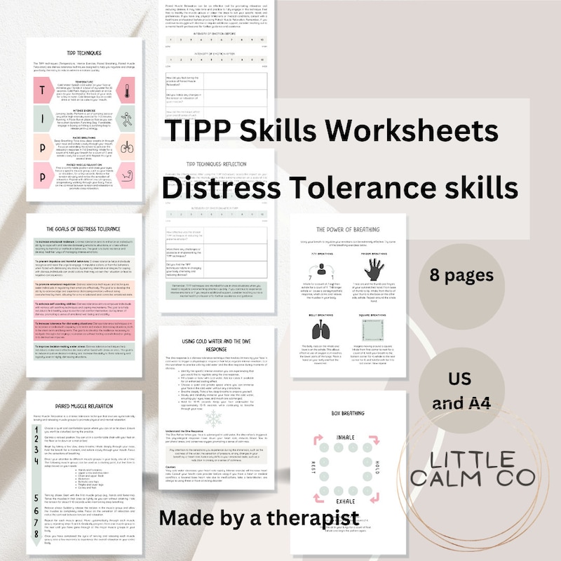 Dbt Handouts for Kids - Etsy