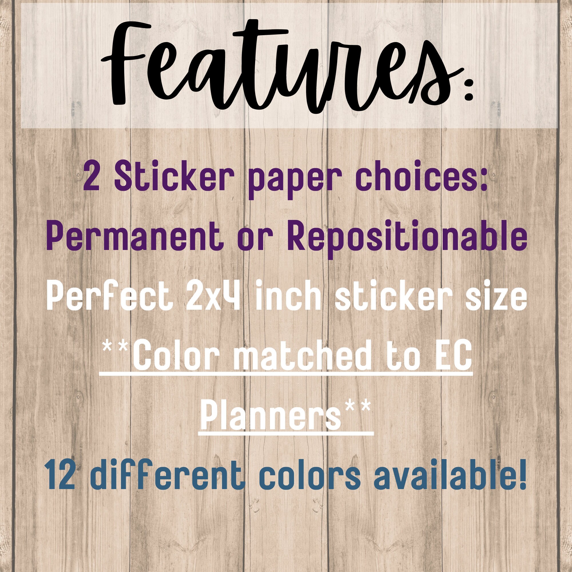 2x4 Inch to Do List Stickers Planner Checklist Stickers Repositionable ...