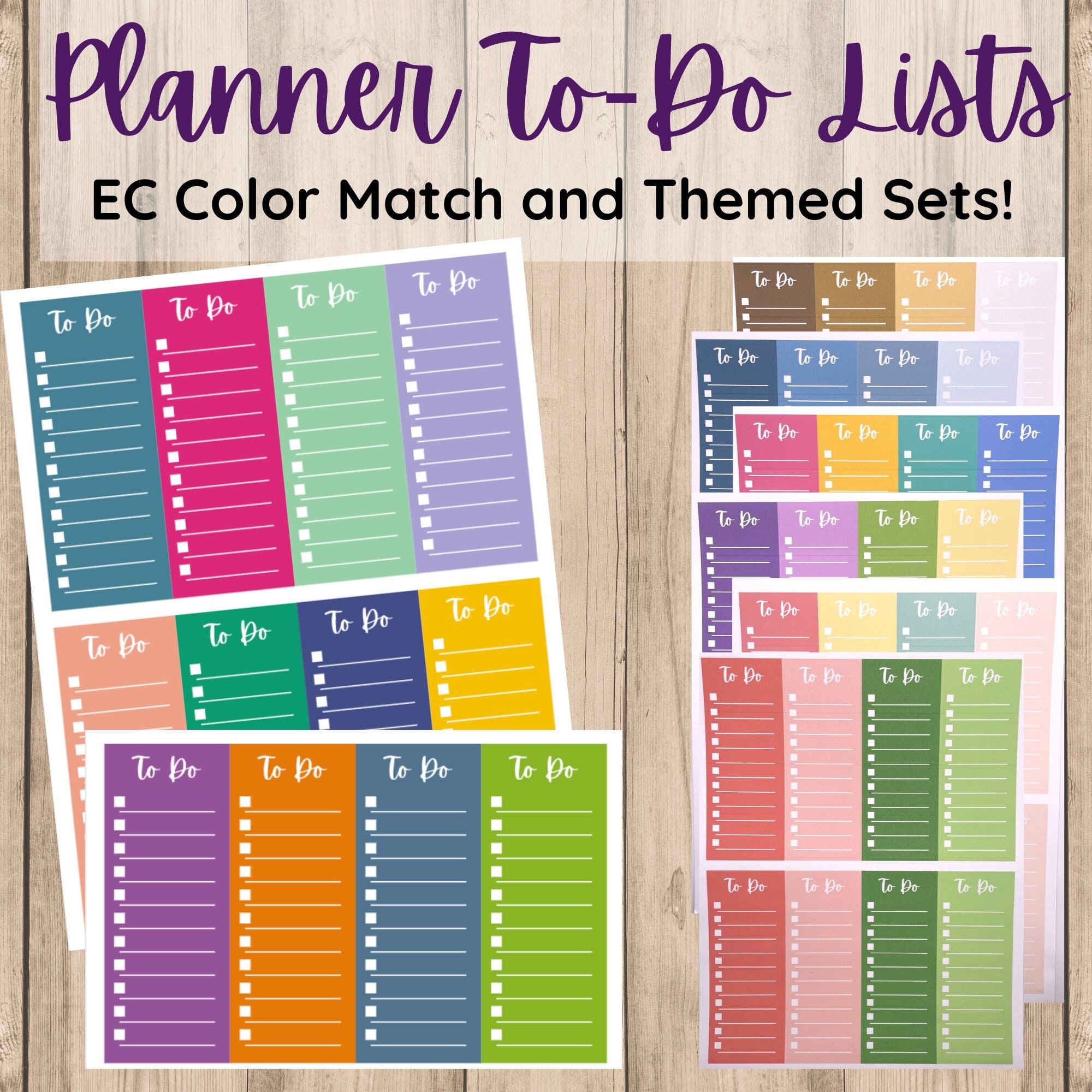 2x5 Inch to Do List Stickers Checklist Planner Stickers - Etsy