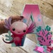 AXOLOTL 3D LETTER, Axolotl Party Decorations, Axolotl Theme Party ...