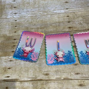 AXOLOTL Banner, Axolotl Inspired Theme Banner, Axolotl Party ...