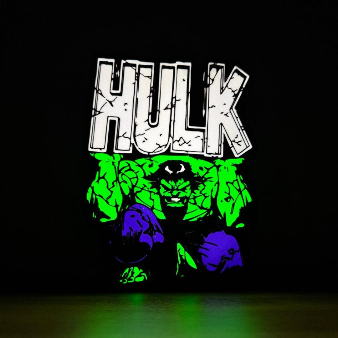 Fan Art Inspired 3D Printed Gamma Guy Lightbox - Etsy