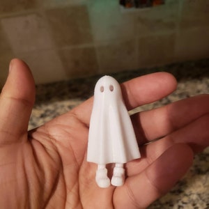 Cute Halloween Ghost With Feet 3D Printed Ghost Decoration as Seen on ...
