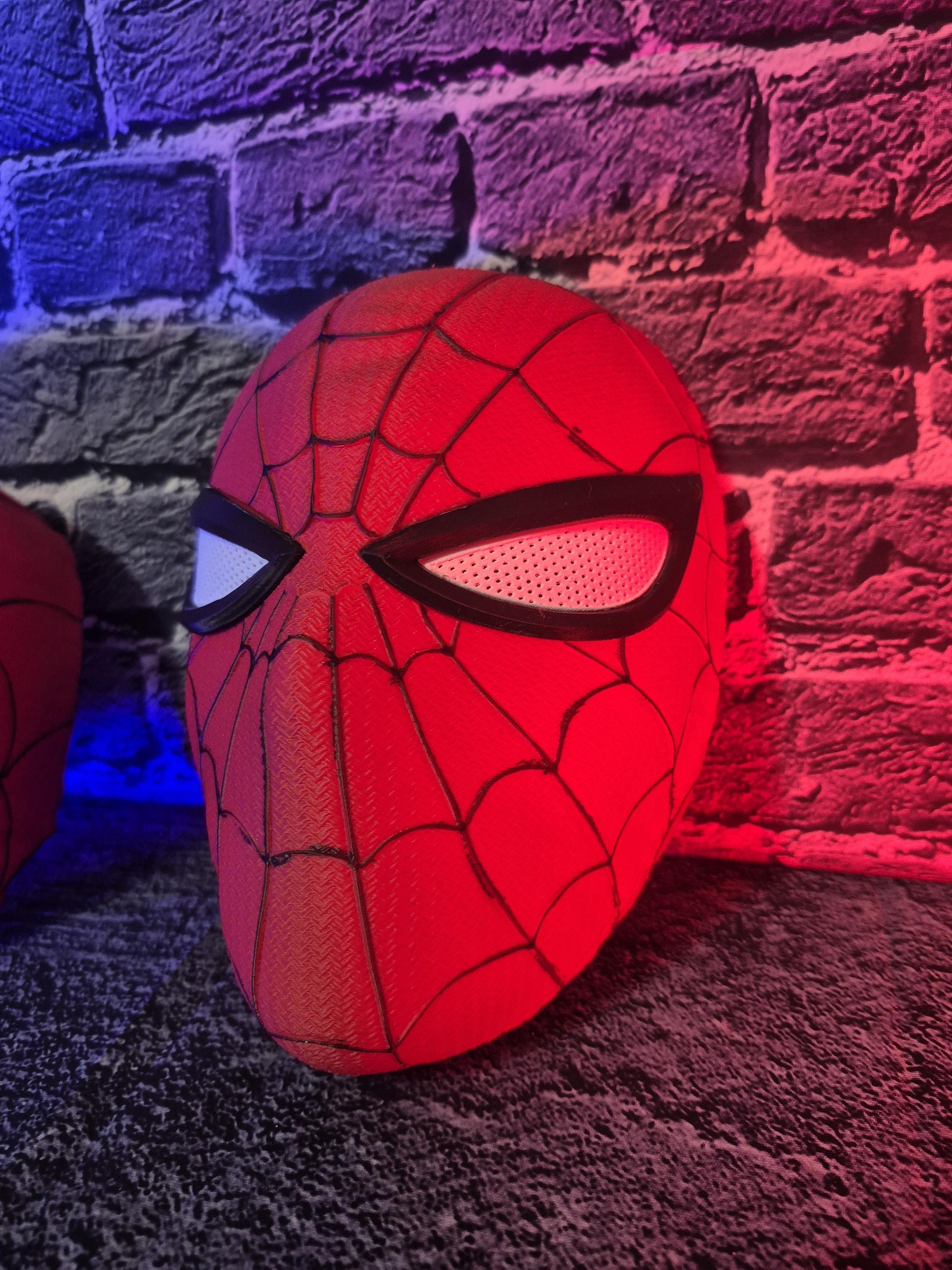 Spider-man Wearable 3D Printed Mask | Raw Cosplay Helmet for Painting ...
