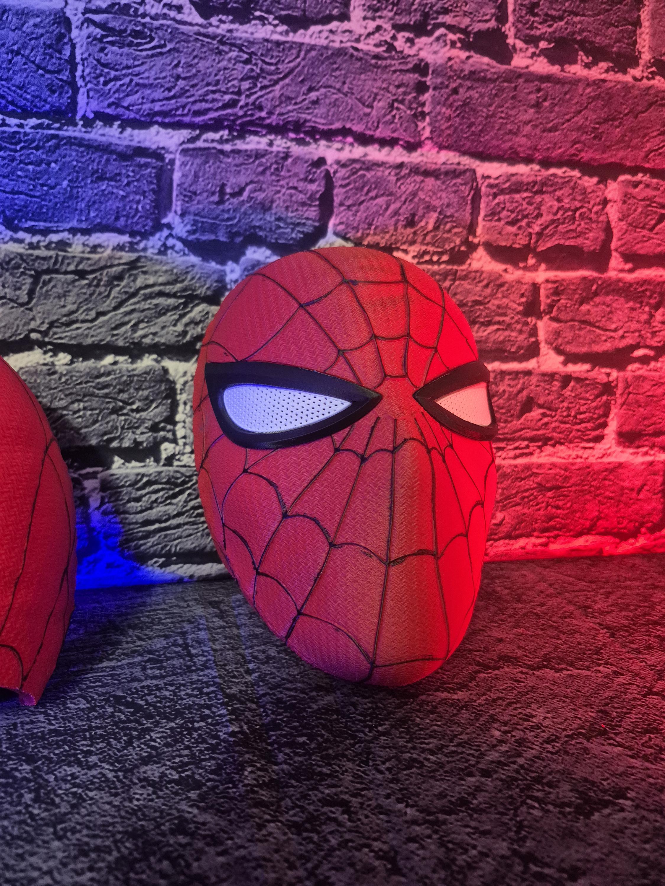 Spider-man Wearable 3D Printed Mask | Raw Cosplay Helmet for Painting ...