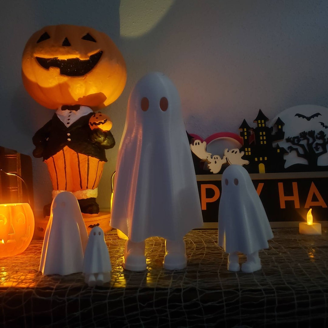 Cute Halloween Ghost With Feet 3D Printed Ghost Decoration as Seen on ...